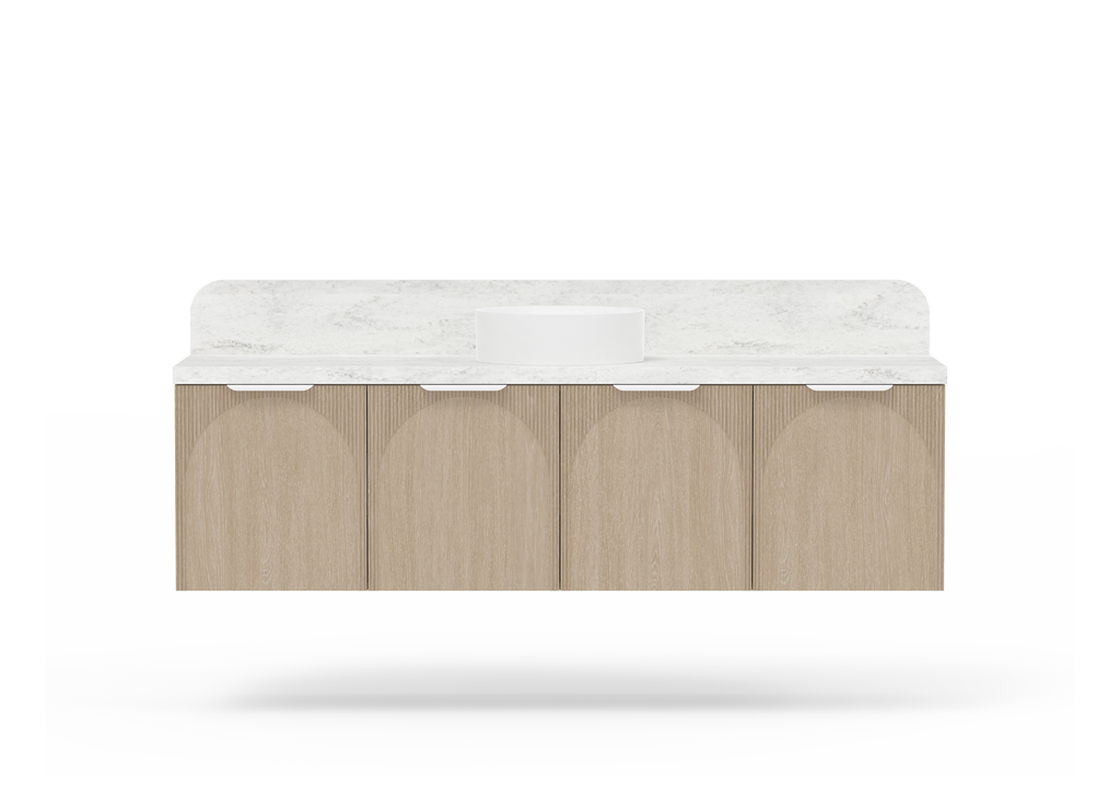 Archie 70" Floating Vanity – Coastal Oak | Home Bathroomware