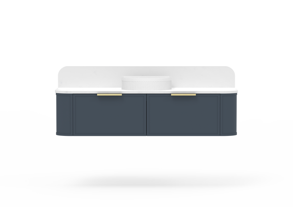 Flo 60" Floating Bathroom Vanity – Adriatic Blue | Home Bathroomware